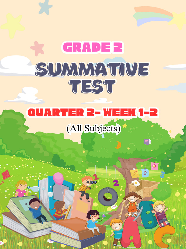 Week 1-2 Summative Test-Quarter 2 - Grade 2 Worksheets | PDF
