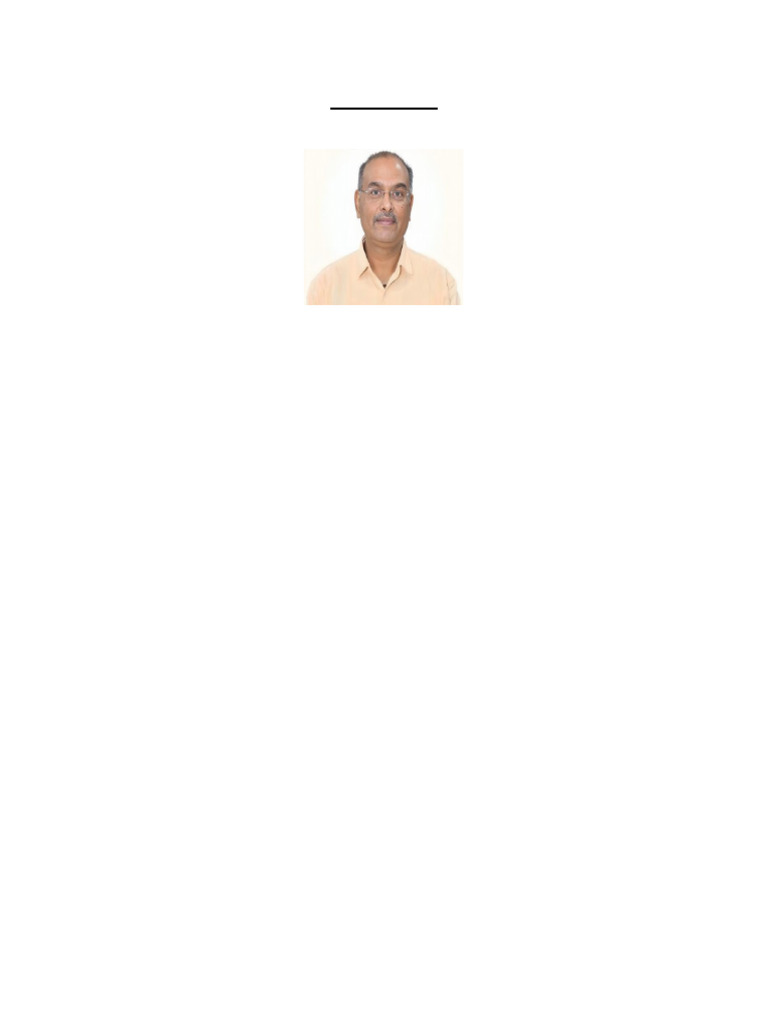 Prof Vinay Kumer Pathak-Brief Profile | PDF