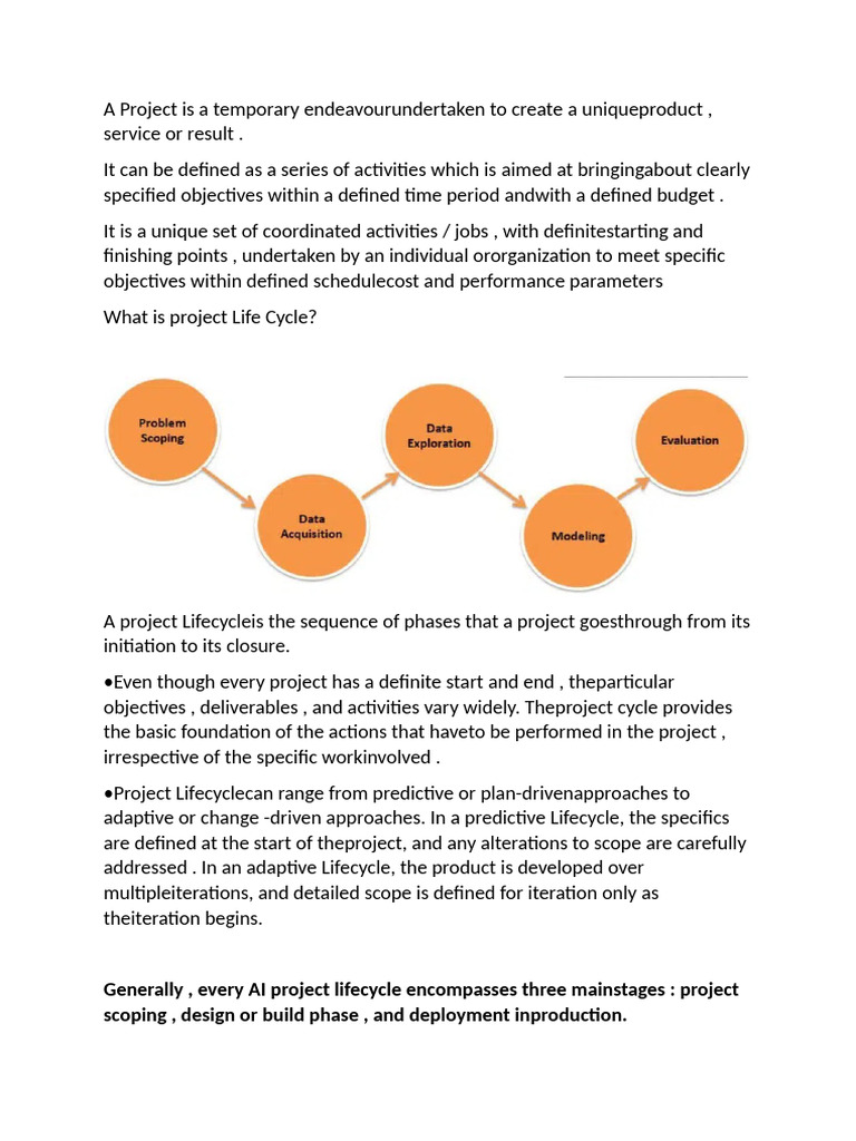 AI Model Life Cycle | PDF | Artificial Intelligence | Career & Growth