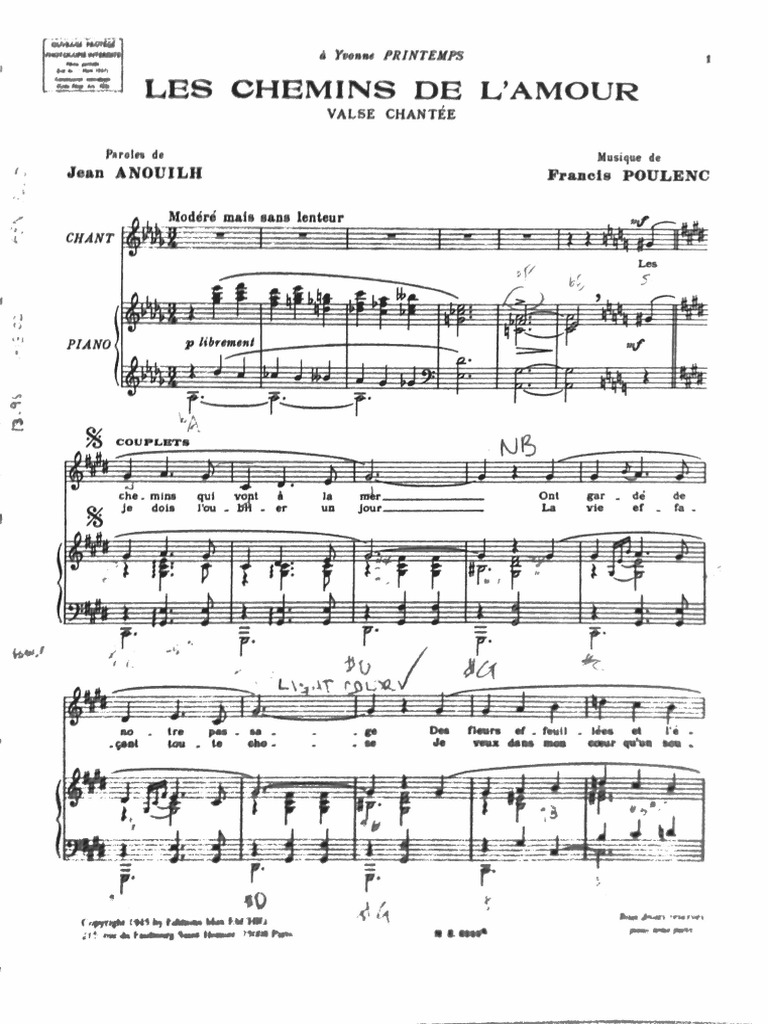 Les Chemins de L'Amour | PDF