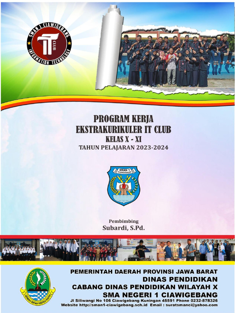 Program Kerja Ekskul IT Club 2023-2024 X-XI | PDF