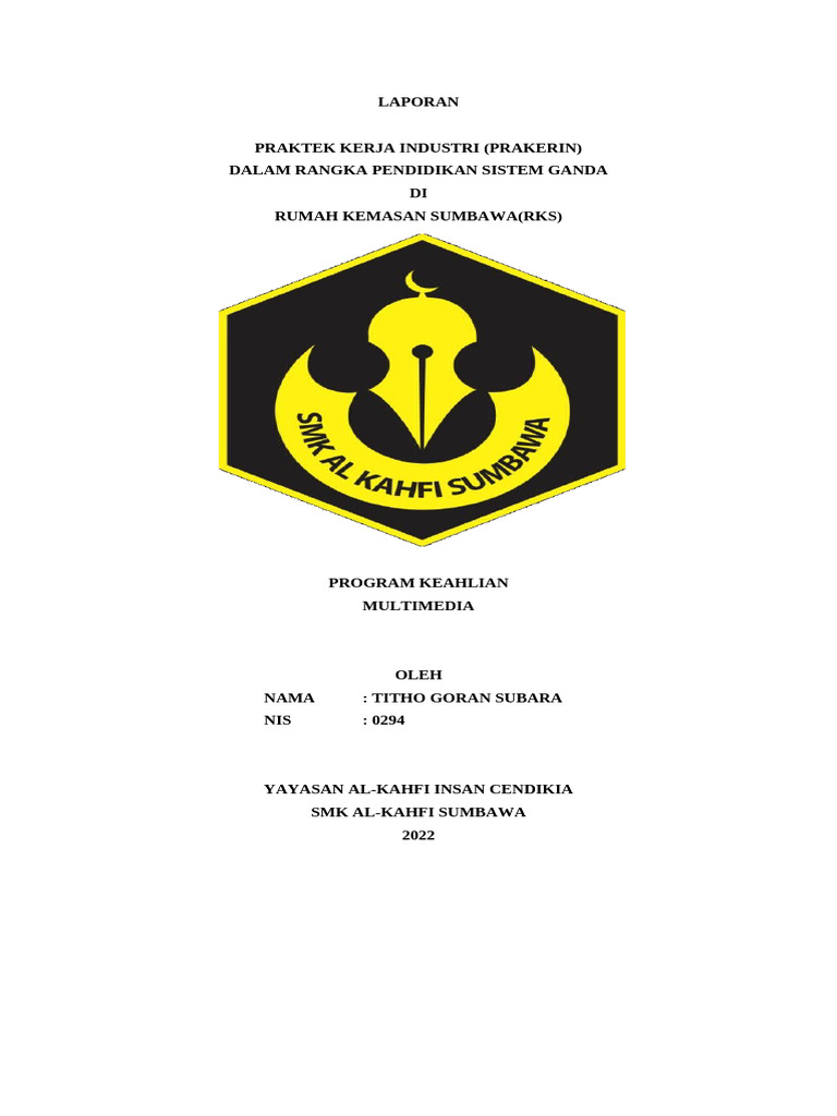 Laporan Prakerin Titho | PDF