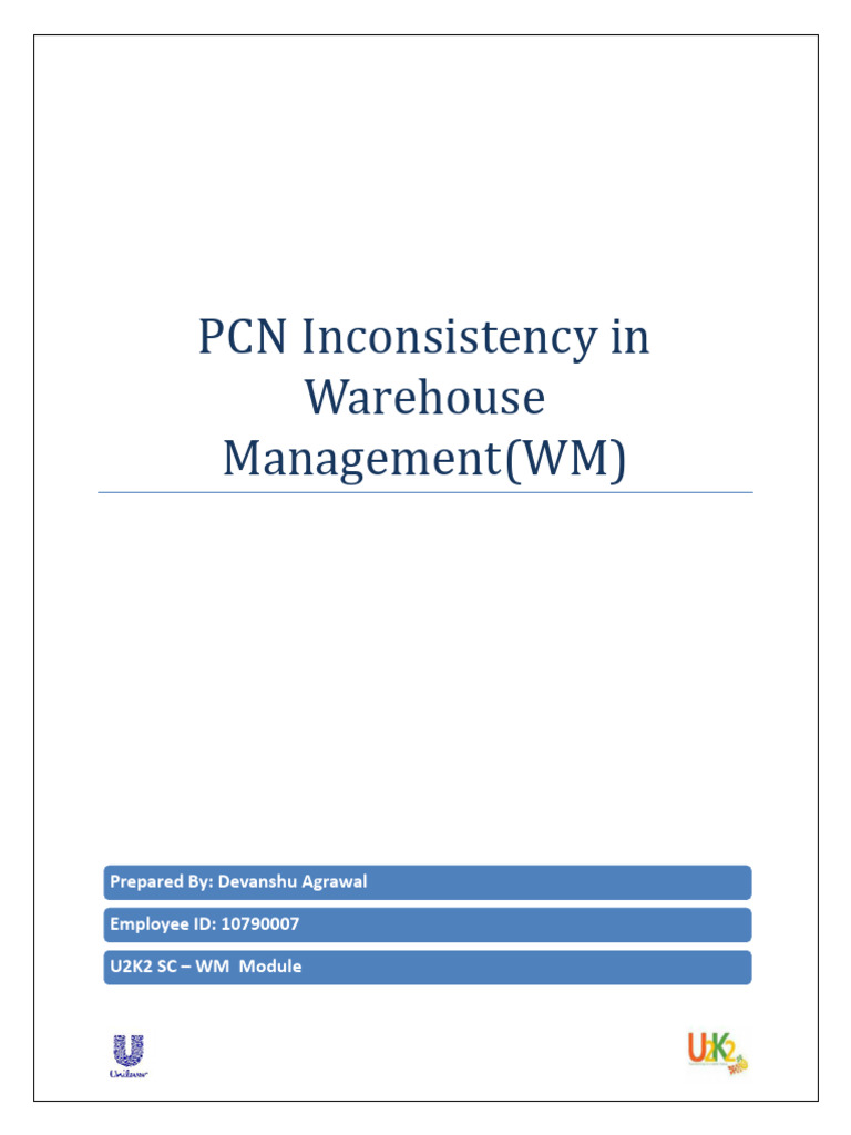 PCN Inconsistency in WM | PDF