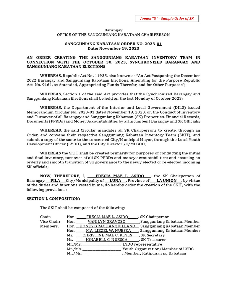 Initial Inventory | PDF