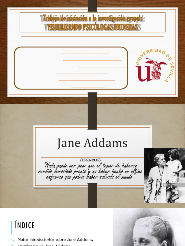 Jane Addams | PDF