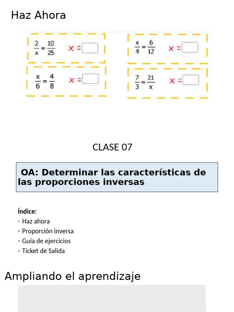 C07 Proporción Inversa | PDF