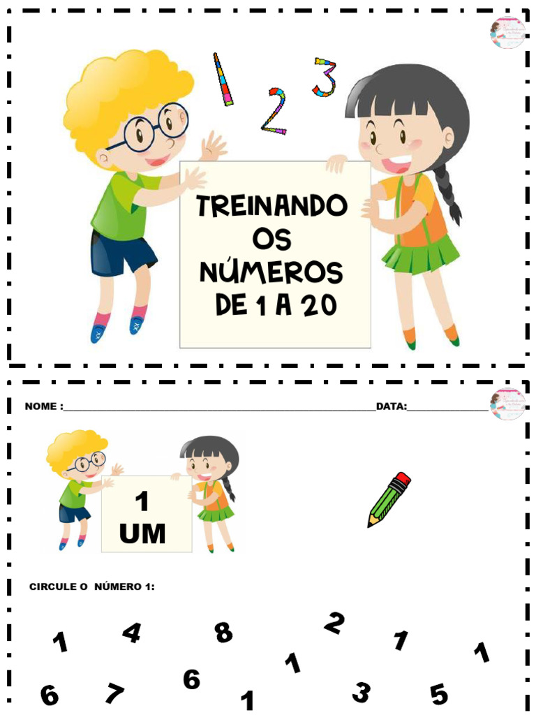 Treinando Os Números de 1 A 20 | PDF