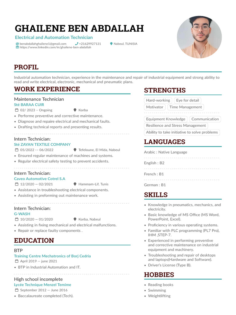 AltaCV Template | PDF