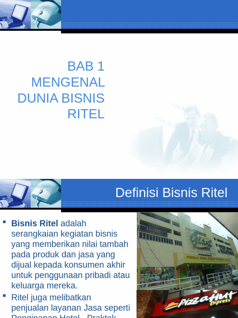 Bab 1 Mengenal Dunia Bisnis Ritel Pdf