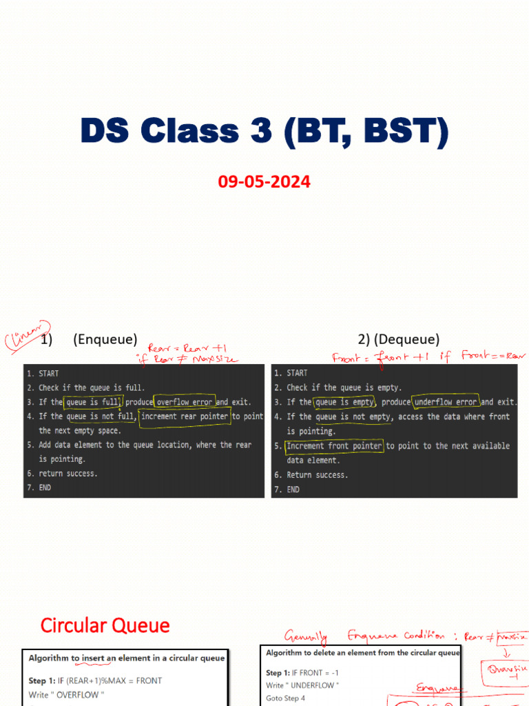 DS Class 3 - BT | PDF