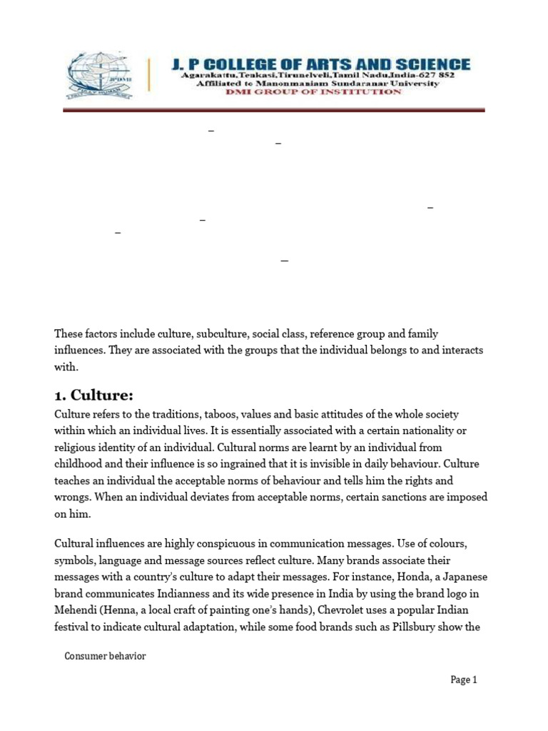 Consumer Behaviour Unit 2 and Unit 3 | PDF