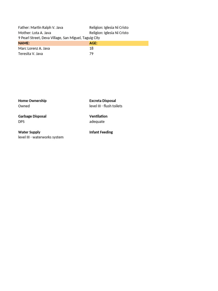 Survey Form Java BSMT2A | PDF