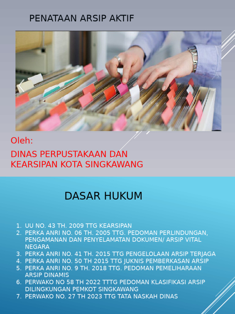 Arsip Aktif | PDF