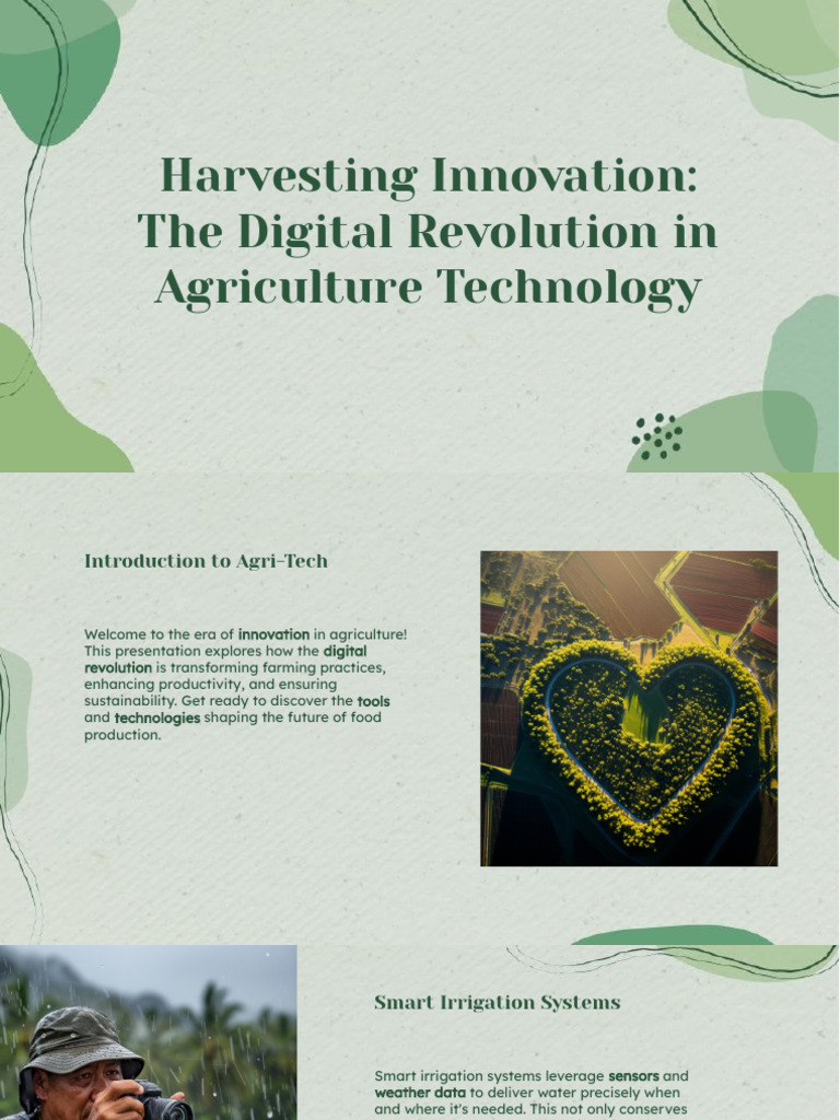 Harvesting Innovation The Digital Revolution in Agriculture Technology ...