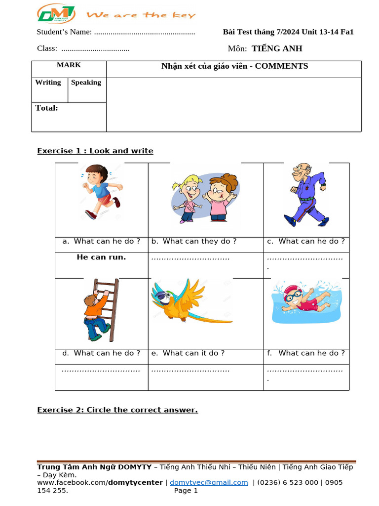 Test Unit 13,14 Fa1 | PDF