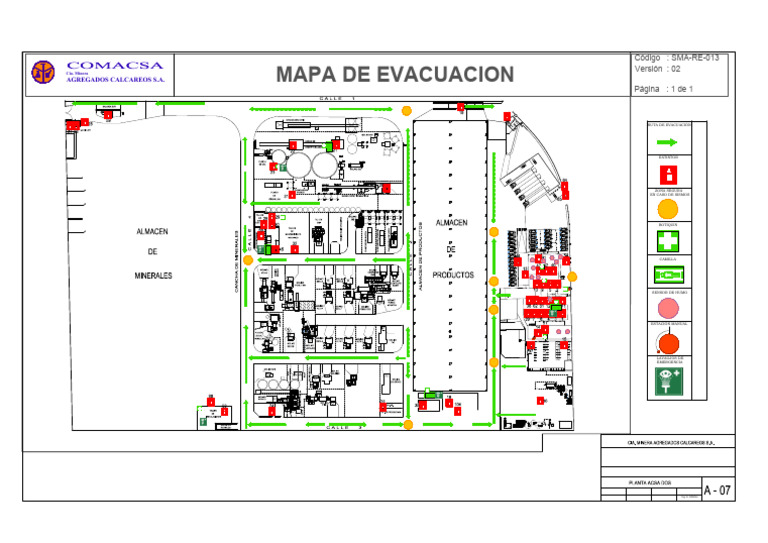 Plano de Evacuación ACSA DOS 08.2015 | PDF