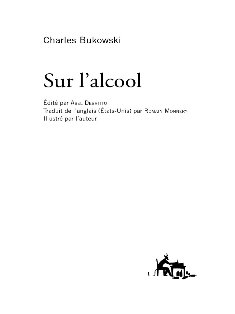 Bukowski Alcool Textes Inedits | PDF