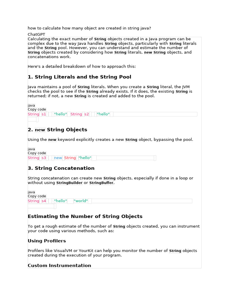 String and thread | PDF