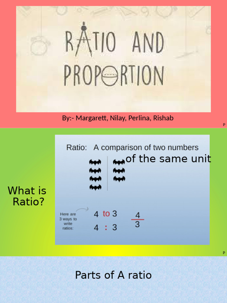 Ratio and Proportion Ppt | PDF