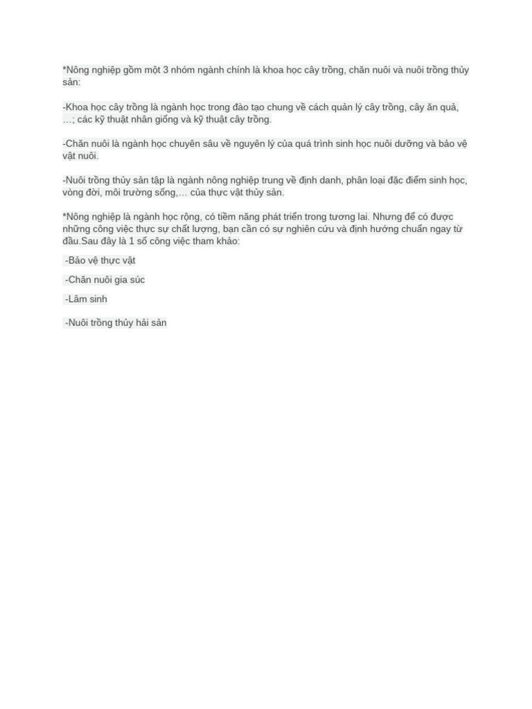 HDTN Nong Nghiep | PDF