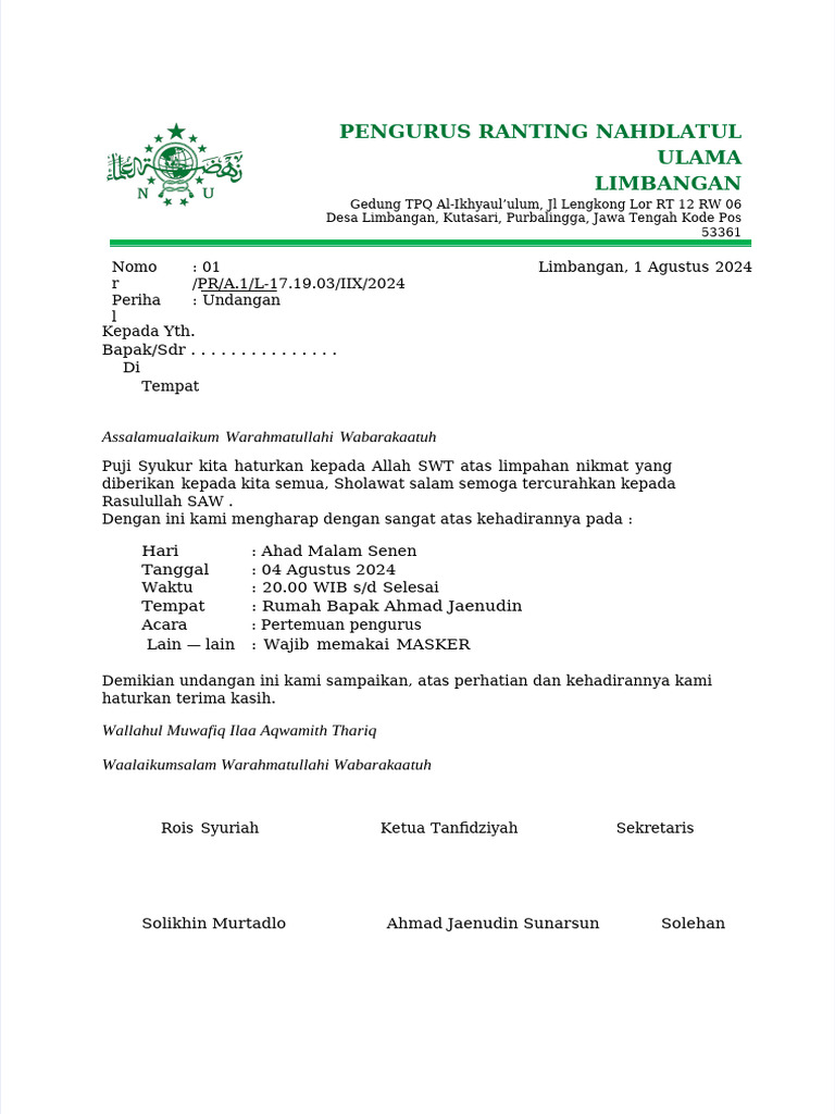 pdf-undangan-ranting-nu | PDF