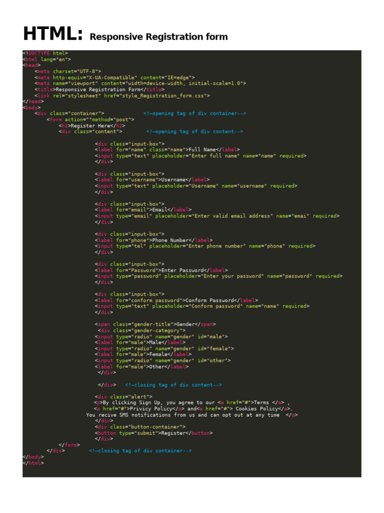 Responsive_web_Registration_form | PDF
