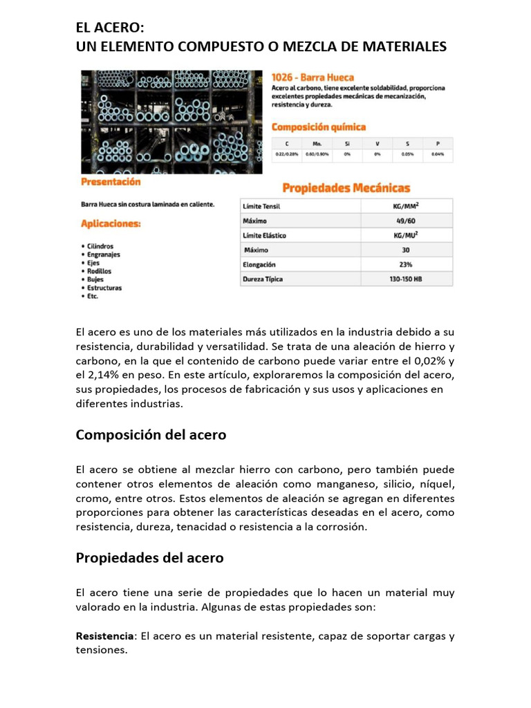 EL ACERO | PDF