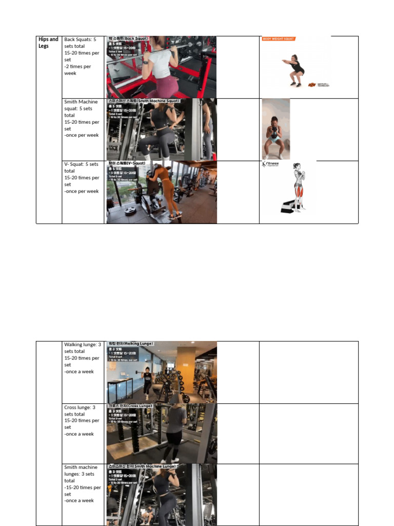 Workout Iming TV | PDF