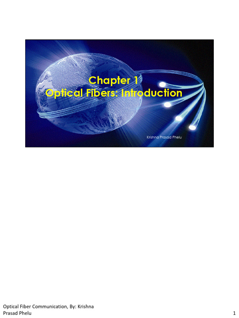 Chapter-1-Optical-Fibers-Introduction | PDF