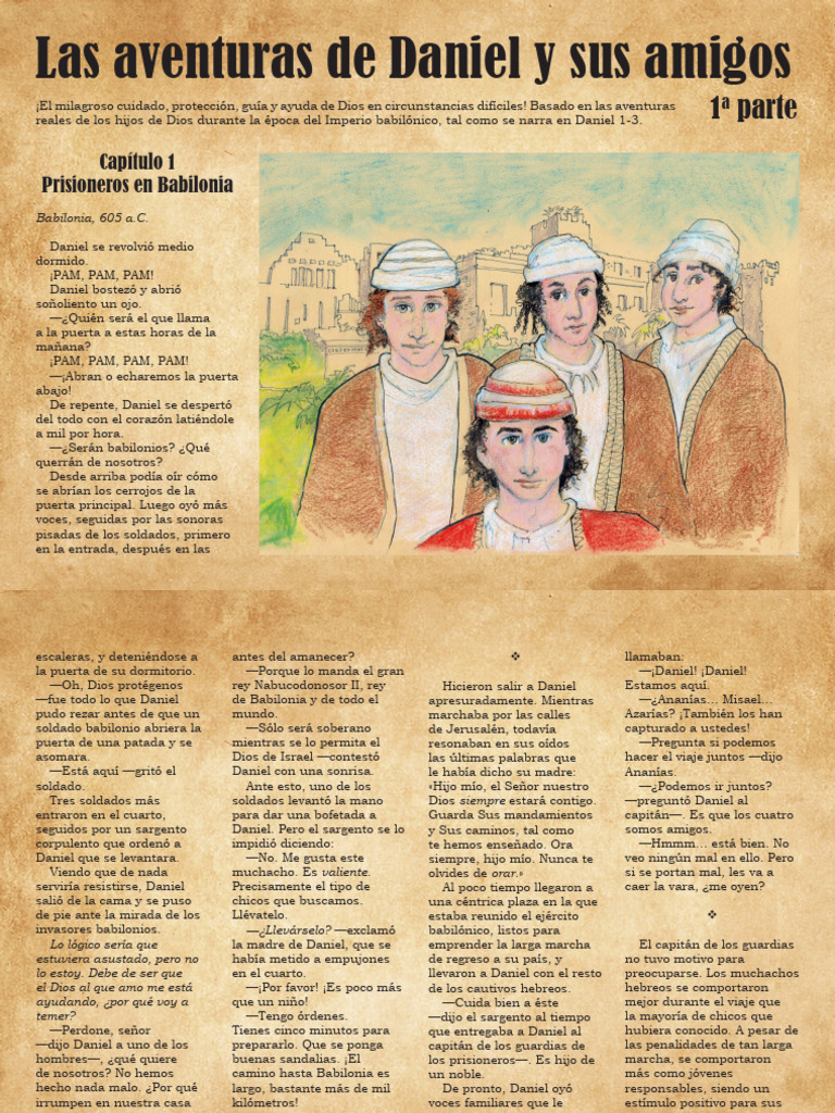 Las Aventuras de Daniel y Sus Amigos - Parte 1 | PDF | Daniel (figura bíblica) | Oración