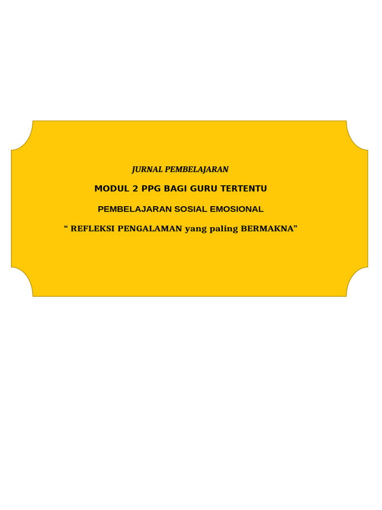Jurnal Pembelajaran PPG Modul 2 | PDF