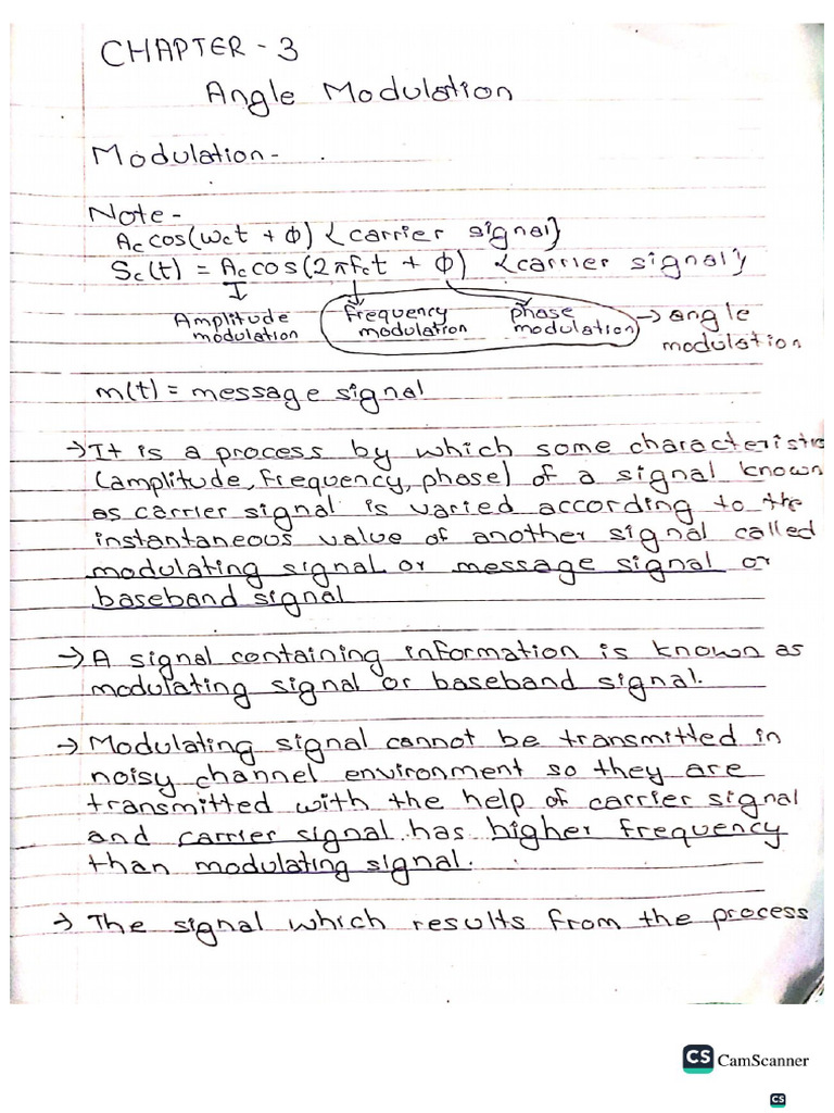 Analog Communication Note PDF | PDF