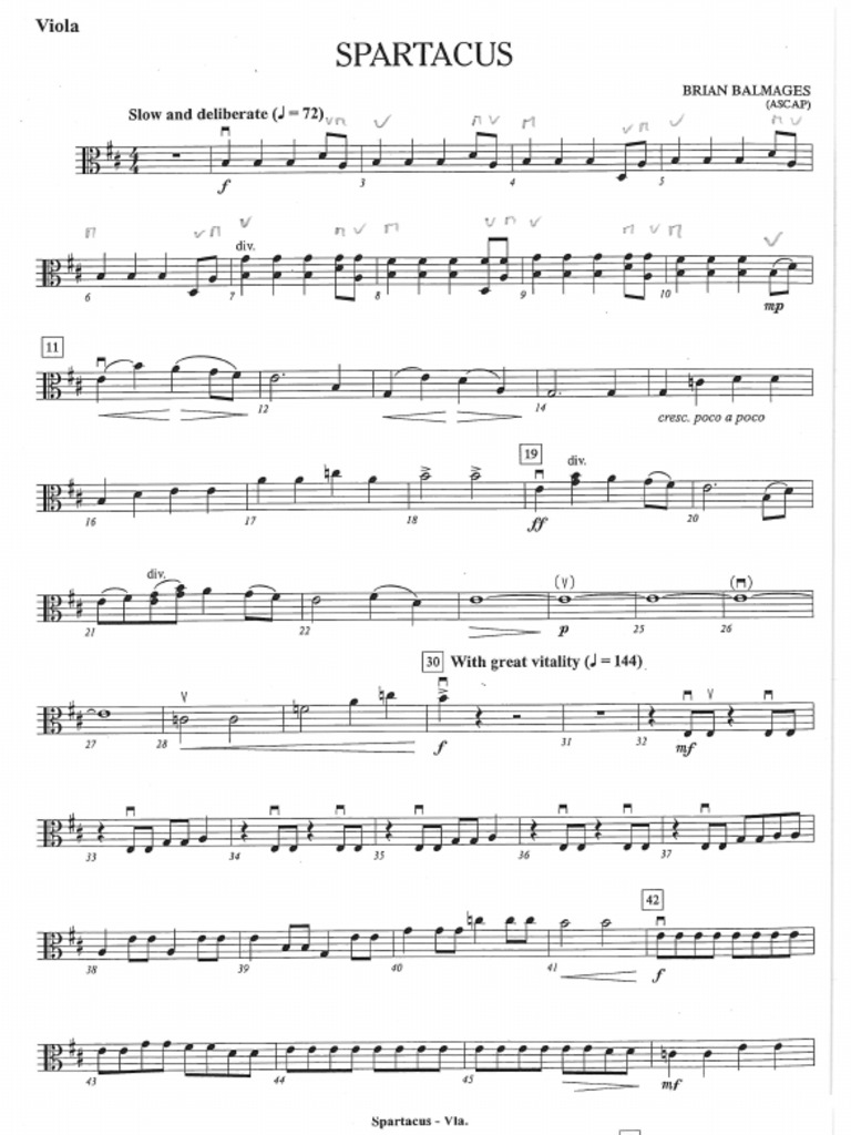 Spartacus Viola | PDF