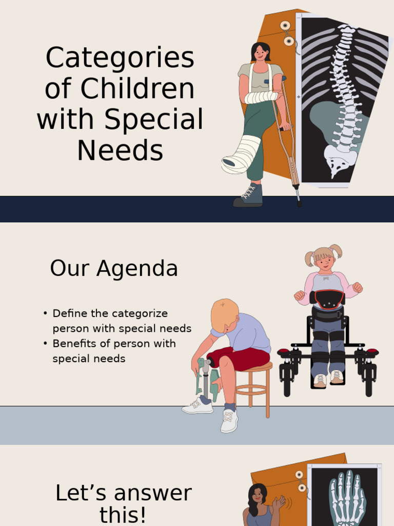 Categories of Children With Special Needs | PDF