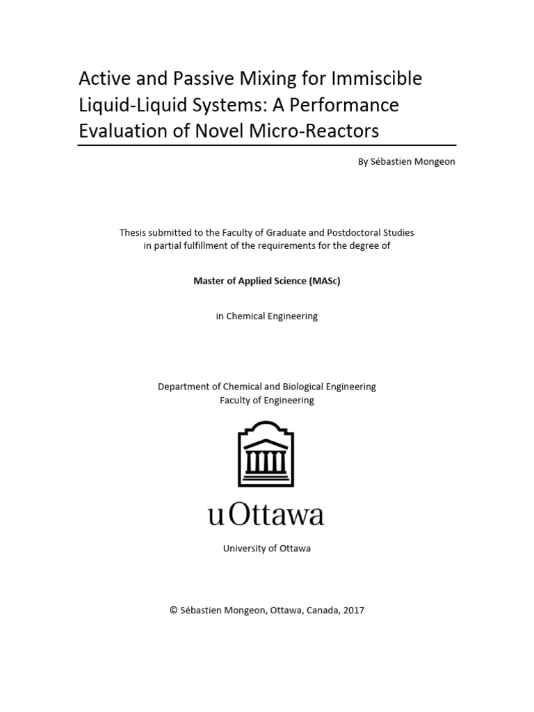 Mongeon Sebastien 2017 Thesis | PDF