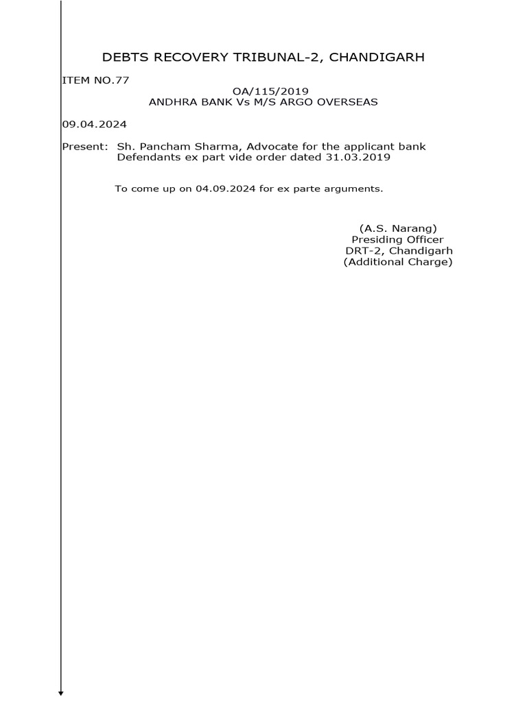 Case Order | PDF