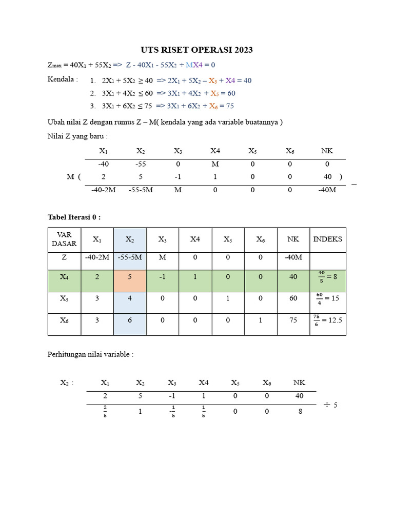 Pembahasan Bebar RO UTS 23 | PDF