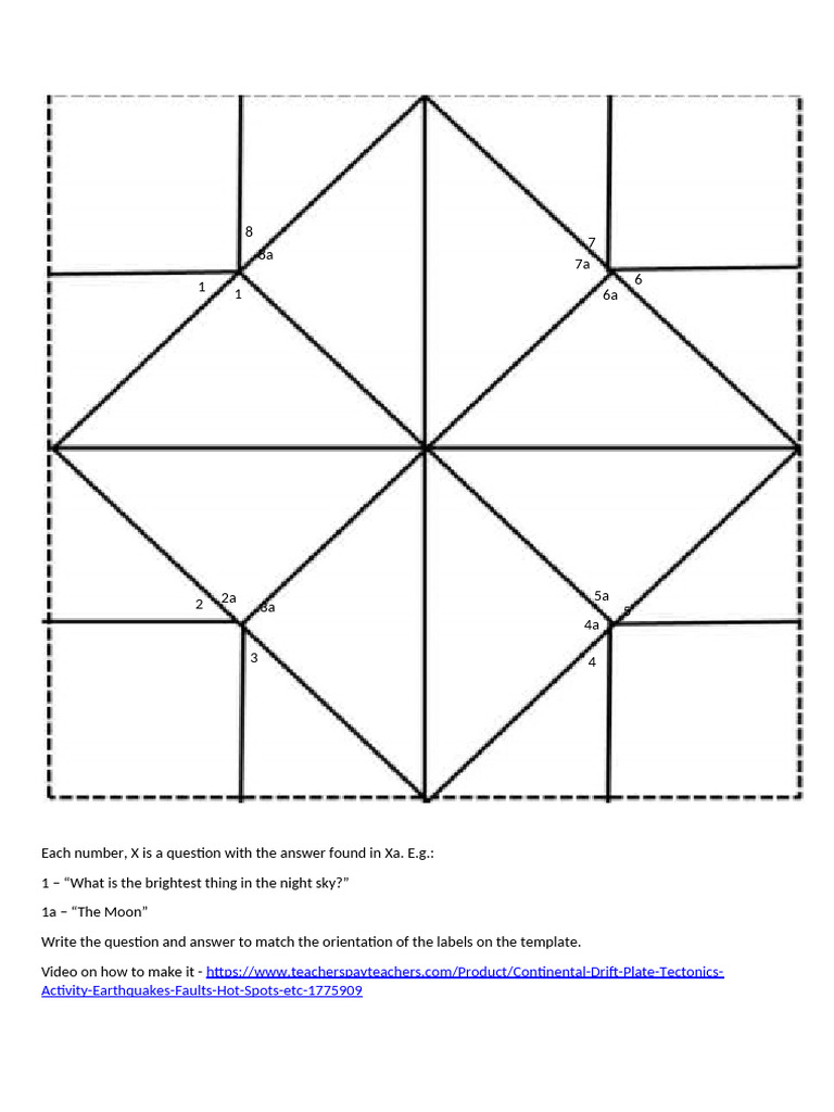 Chatterbox Quiz Template | PDF