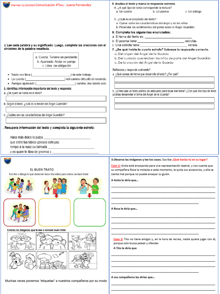 Ficha Aplic VIERNES 11 de Octubre | PDF