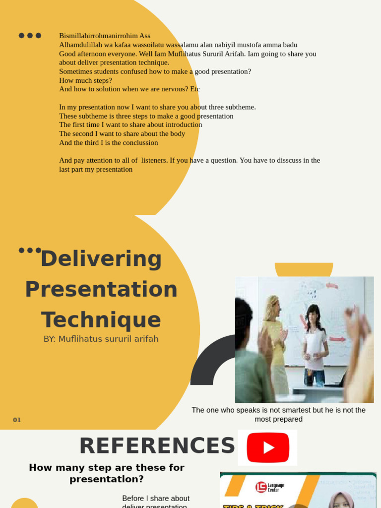 Delivering Presentation Technique | PDF