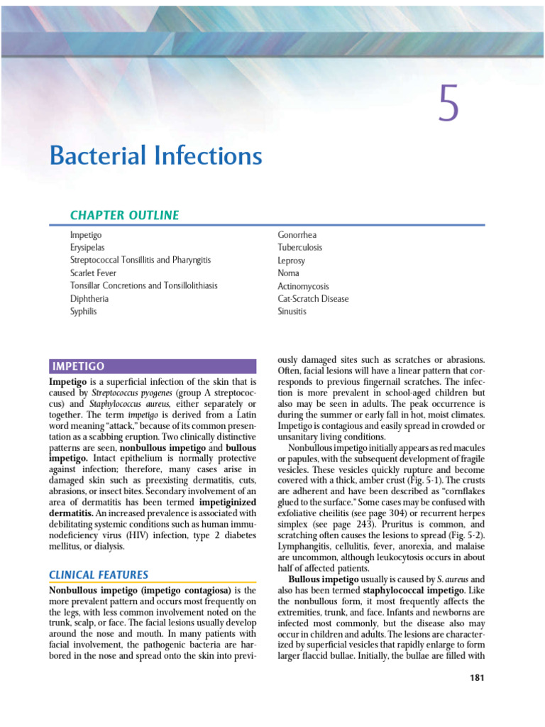 Bacterial Infections | PDF | Medical Specialties | Clinical Medicine