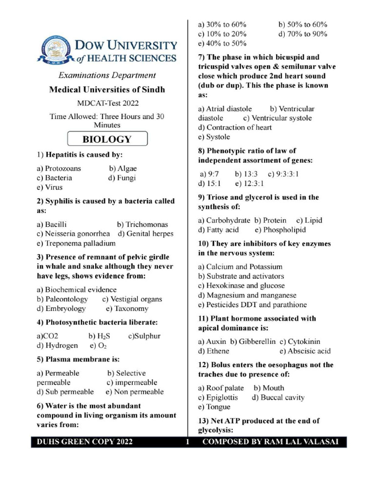 Duhs PMC 2022 | PDF