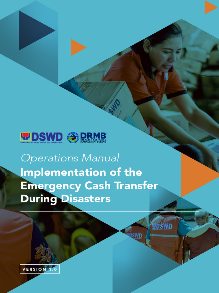 DSWD ECT During Disasters Operations Manual | PDF