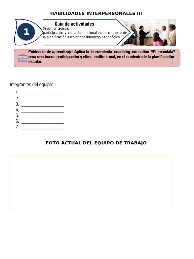 Guía de Actividades 1 HHII III | PDF