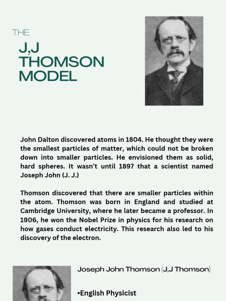 J.J-Thomson-Model | PDF