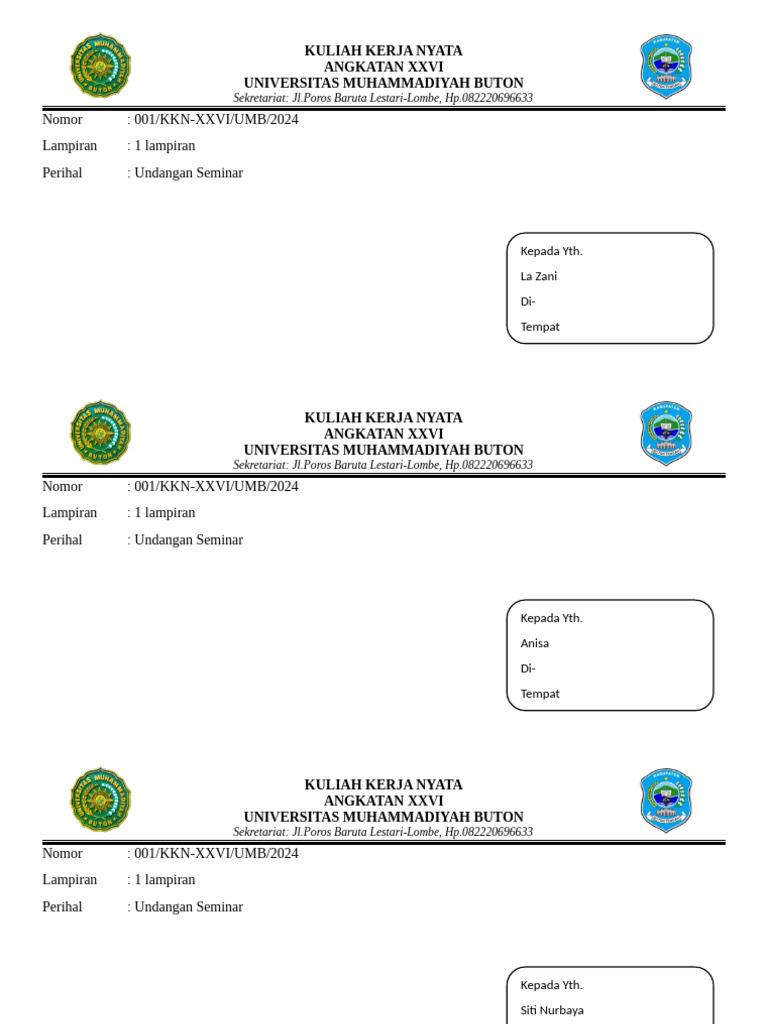 Tambahan Amplop | PDF