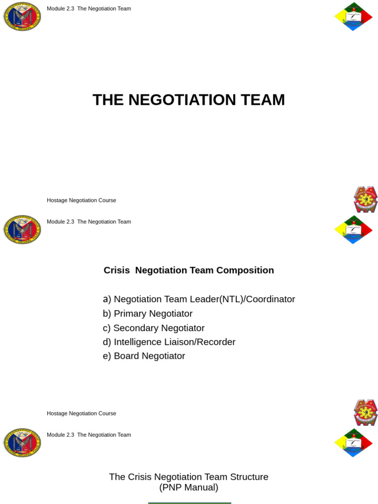Lesson 2.3 The Negotiation Team | PDF | Negotiation | Career & Growth