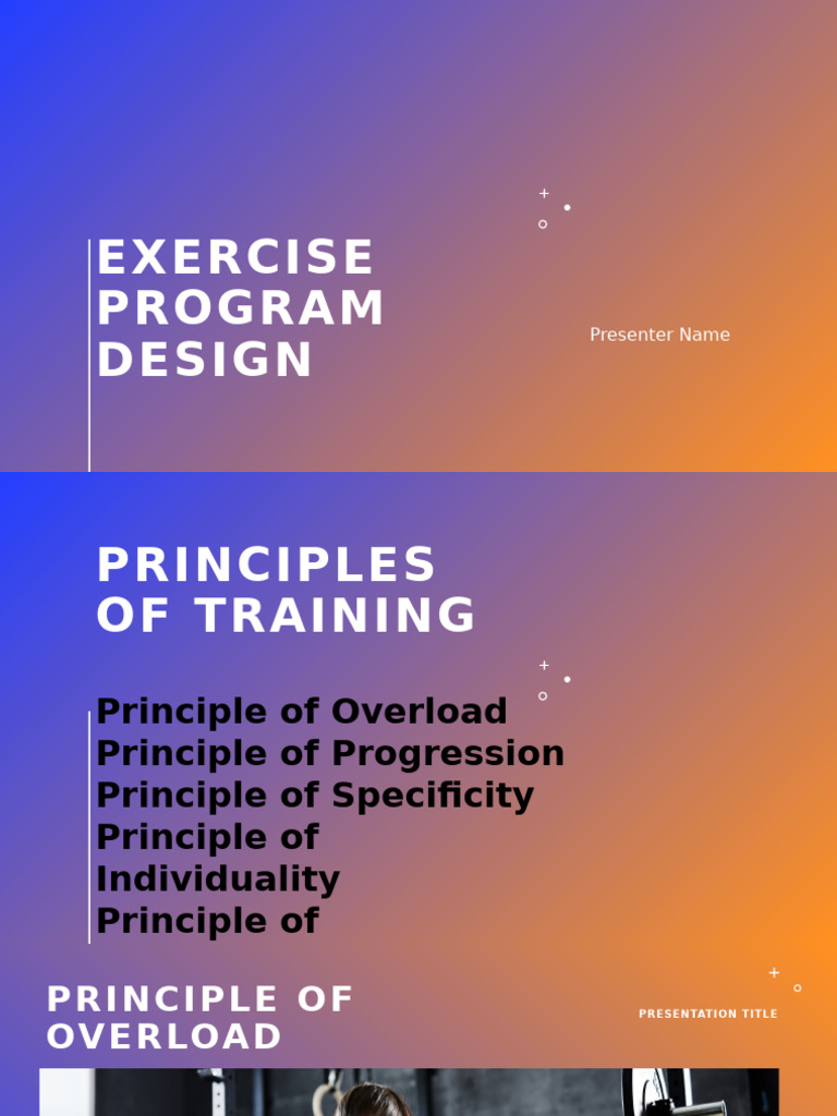 Exercise Program Design | PDF