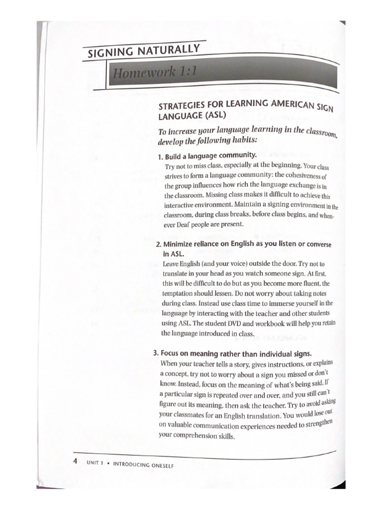 Signing Naturally | PDF