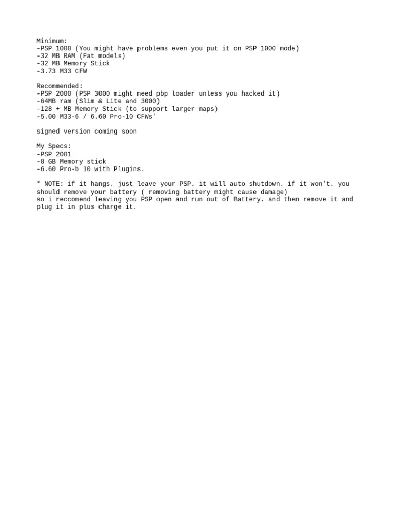 System Requirements | PDF